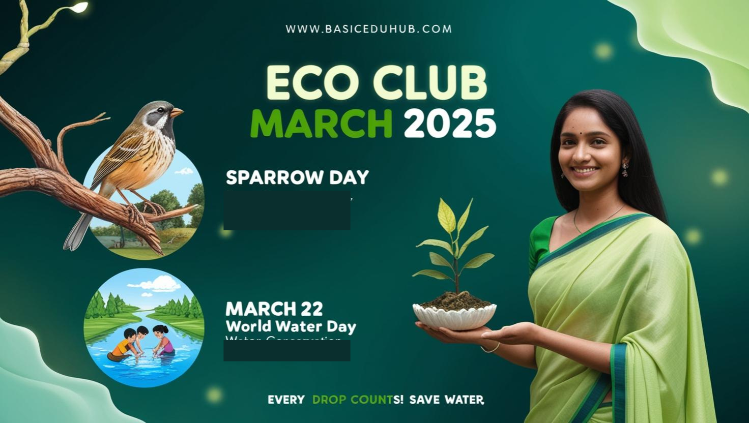 Eco Club for Mission LiFE Activities – March 2025